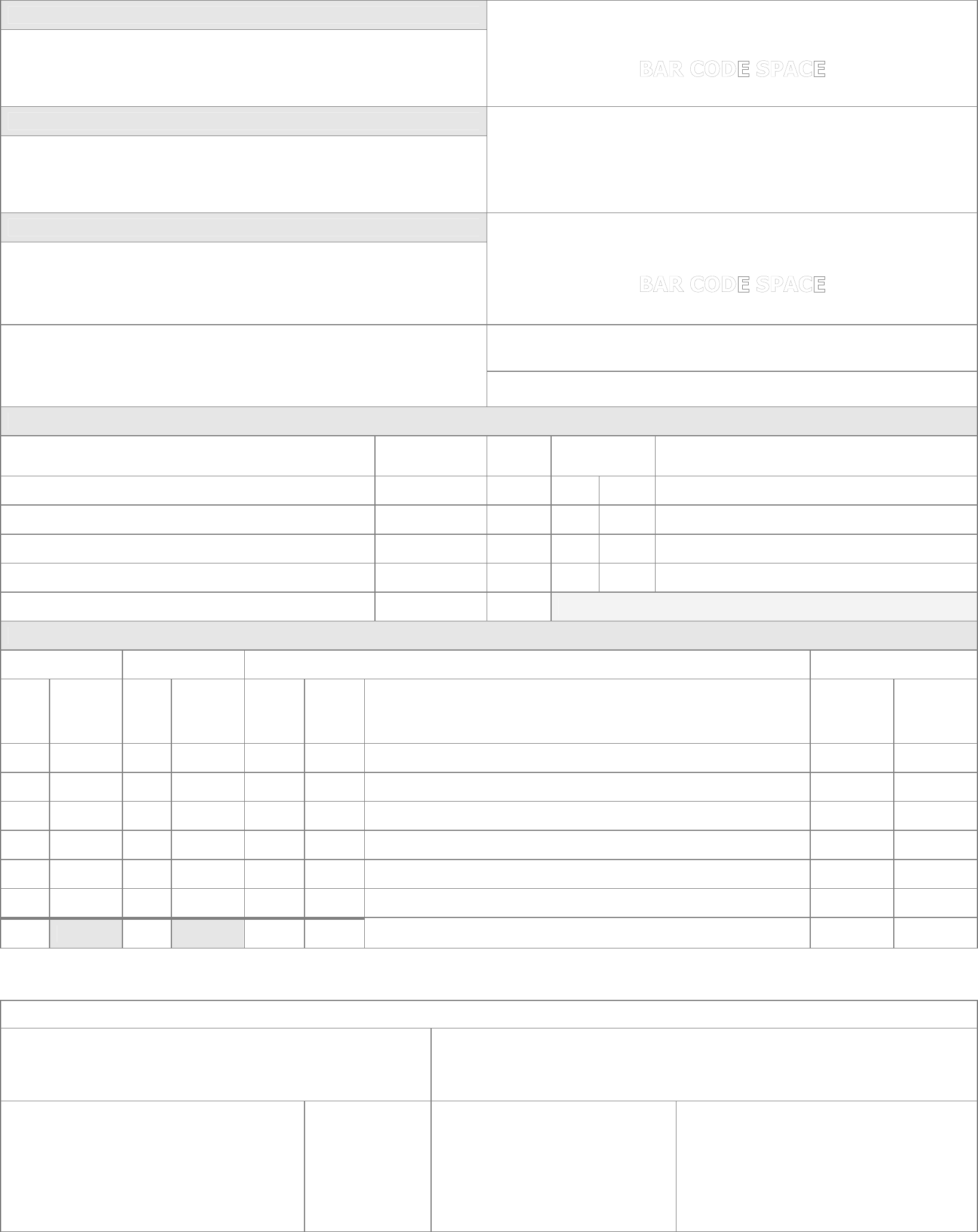 Bill Of Lading Form Sample Edit Fill Sign Online Handypdf