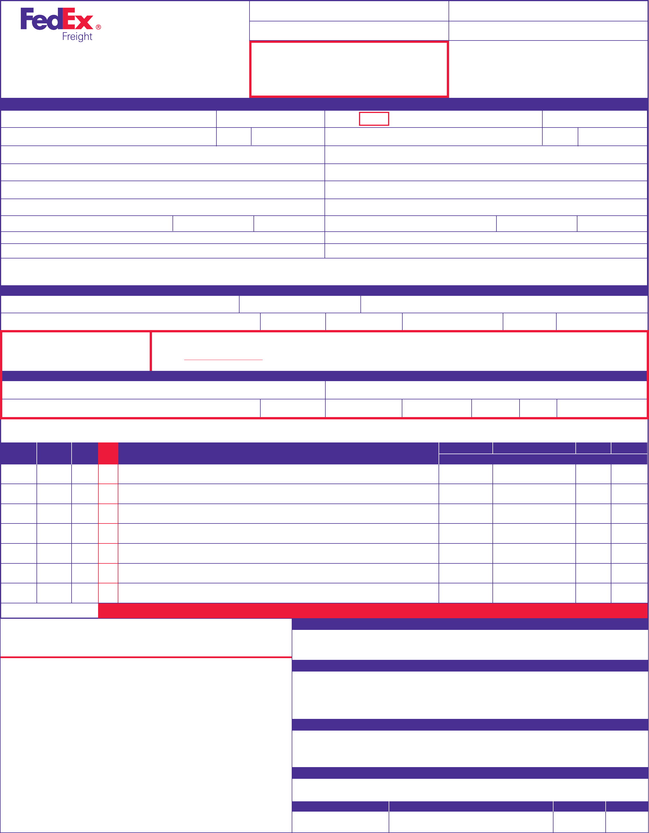 Uniform Straight Bill Of Lading Edit Fill Sign Online Handypdf