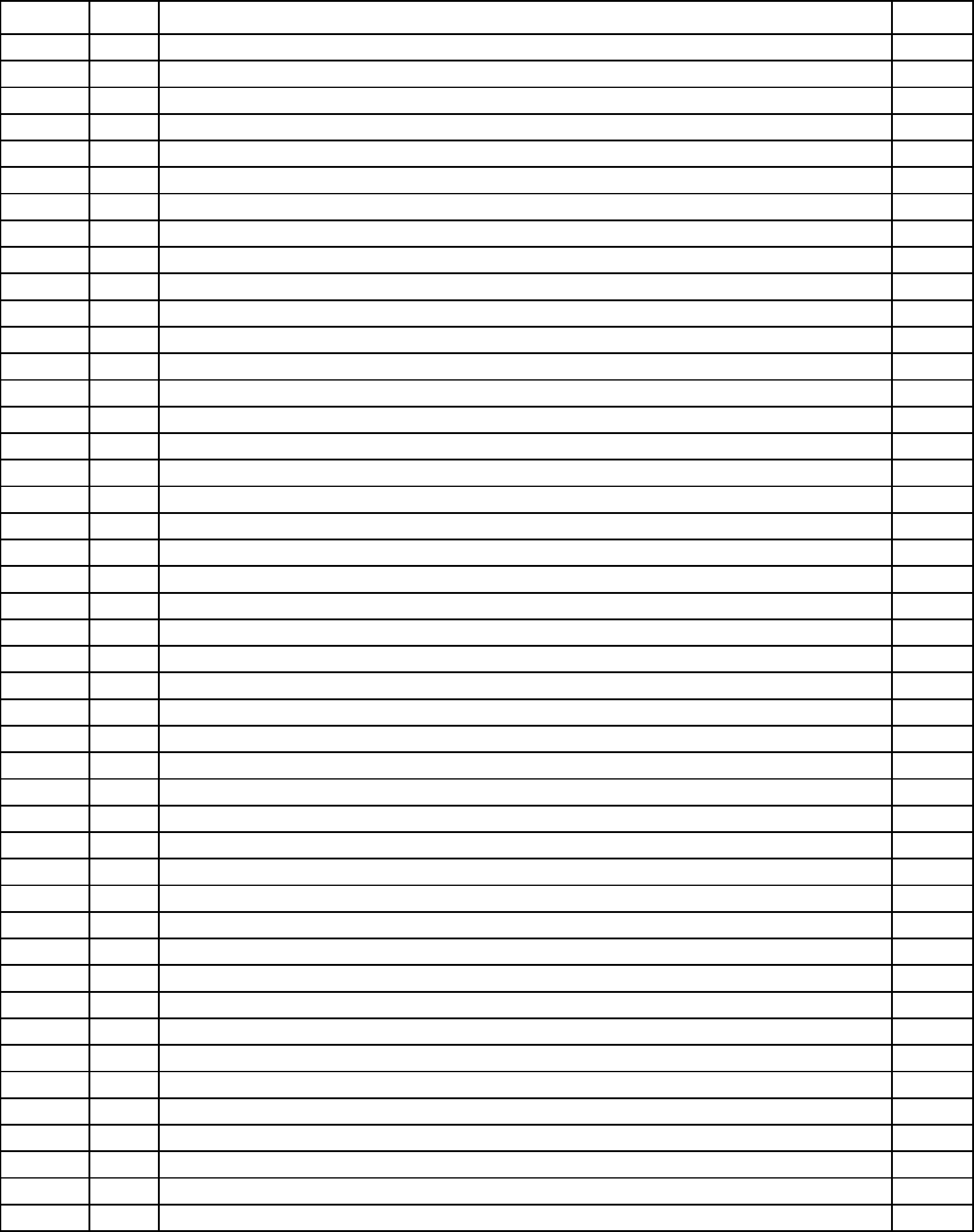 Blank Table Of Contents Template Pdf Sample Professional Template