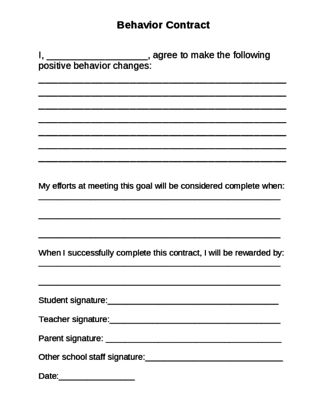 Fillable Form Contract Printable Forms Free Online