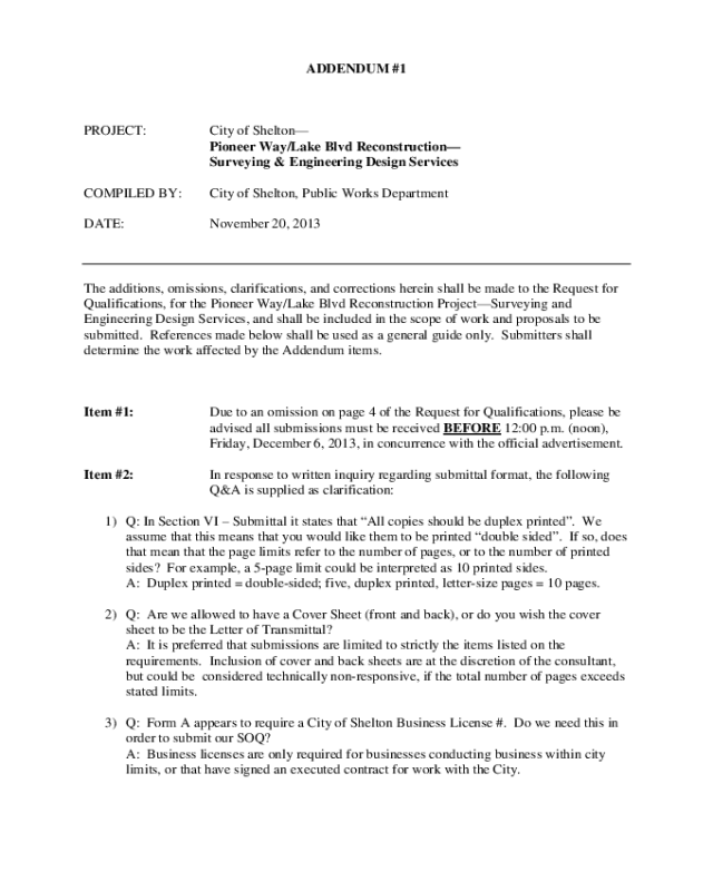 2024 Contract Addendum Template Fillable Printable PDF Forms 