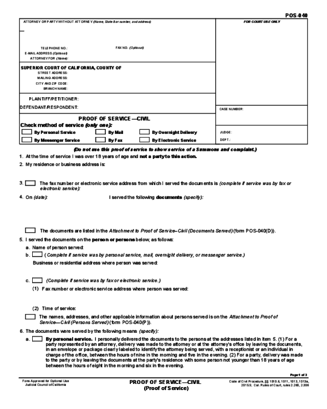 Proof Of Loss Business Form