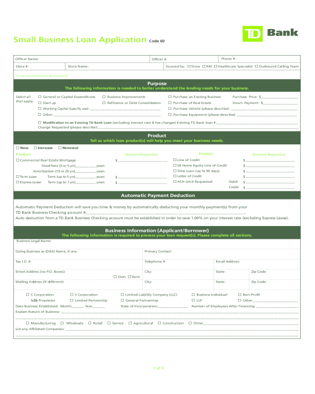 2023 Business Loan Application Form Fillable Printable PDF Forms 
