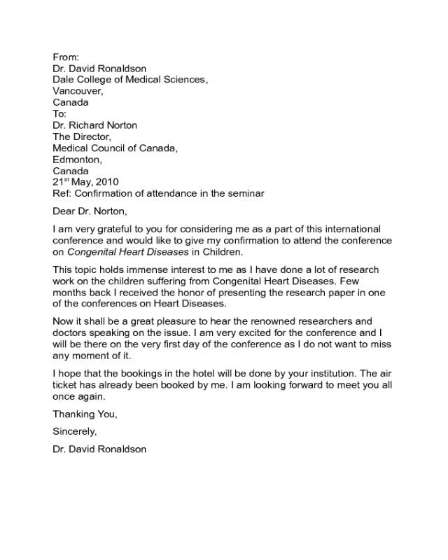 2023 Confirmation Letter Templates Fillable Printable PDF Forms 