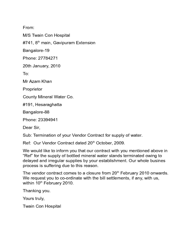 2023 Termination Letter Templates Fillable Printable PDF Forms