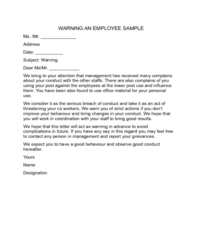 22 Dispute Warning Letter Example Cecilprax