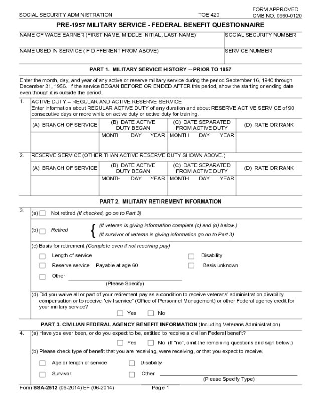 2023 SSA Gov Forms Fillable Printable PDF Forms Handypdf