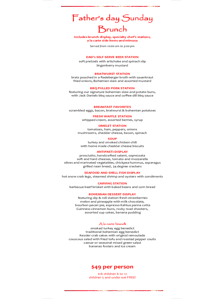 2024 Father s Day Menu Template Fillable Printable PDF Forms Handypdf