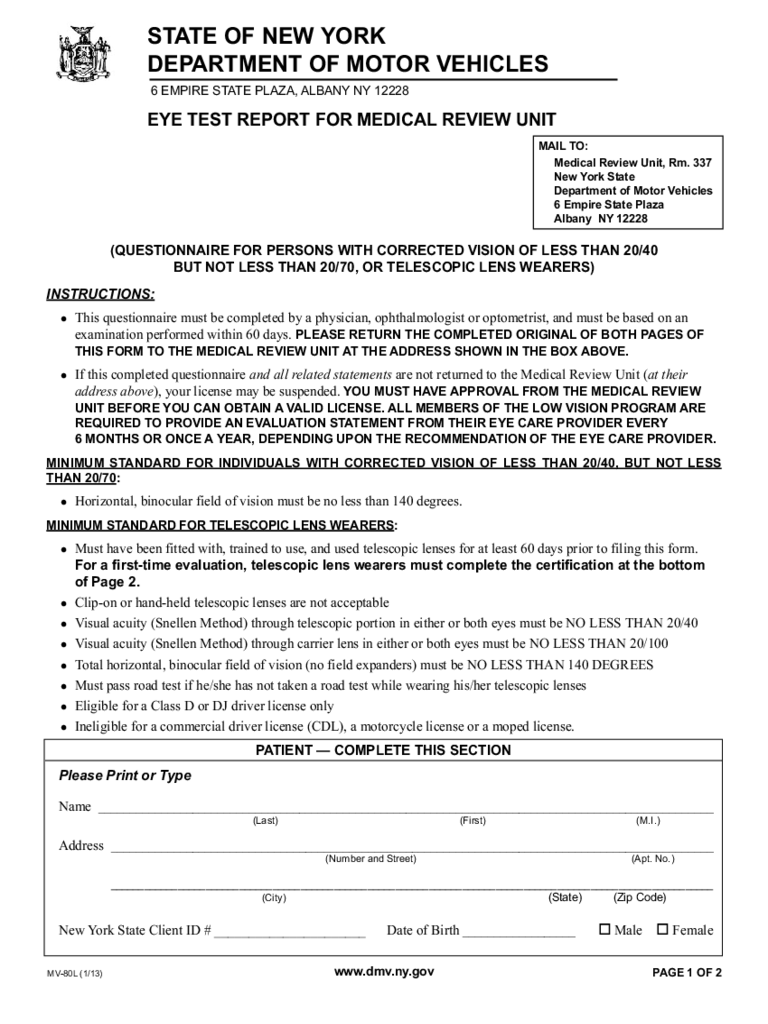 2020 NY DMV Driver License And Learner Permit Fillable Printable PDF 
