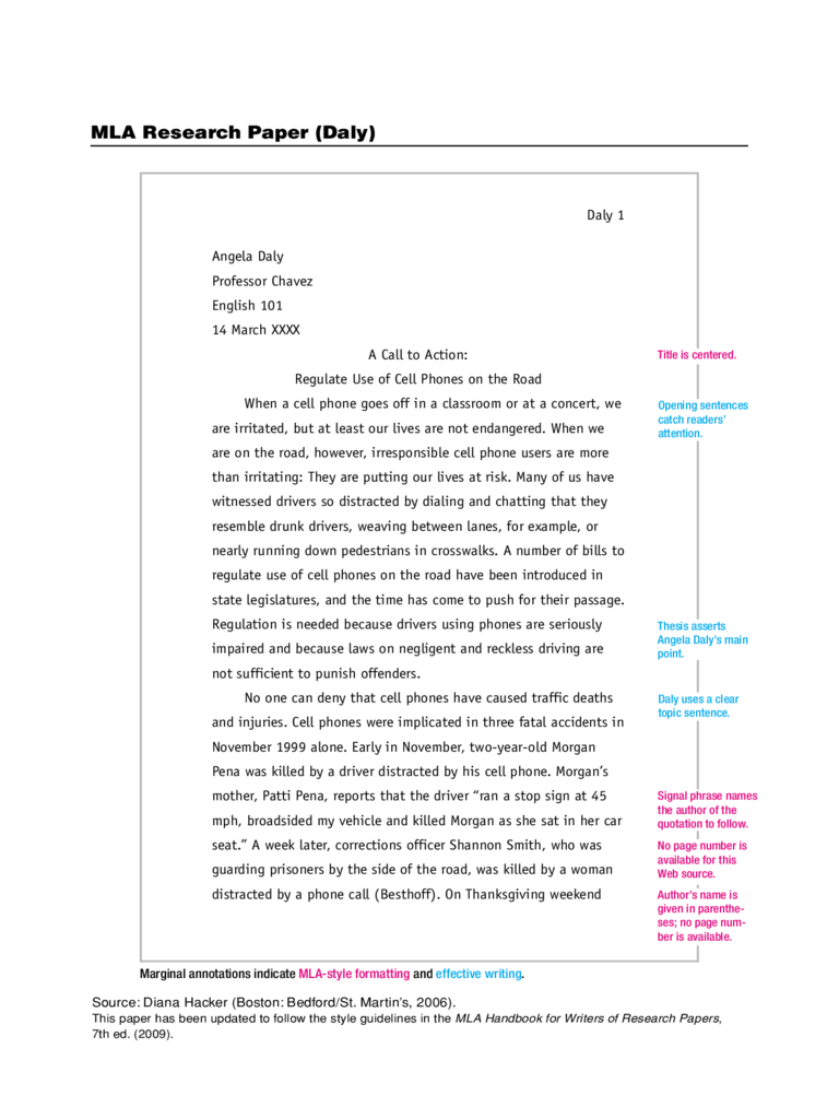 2023 Thesis Template Fillable Printable PDF Forms Handypdf