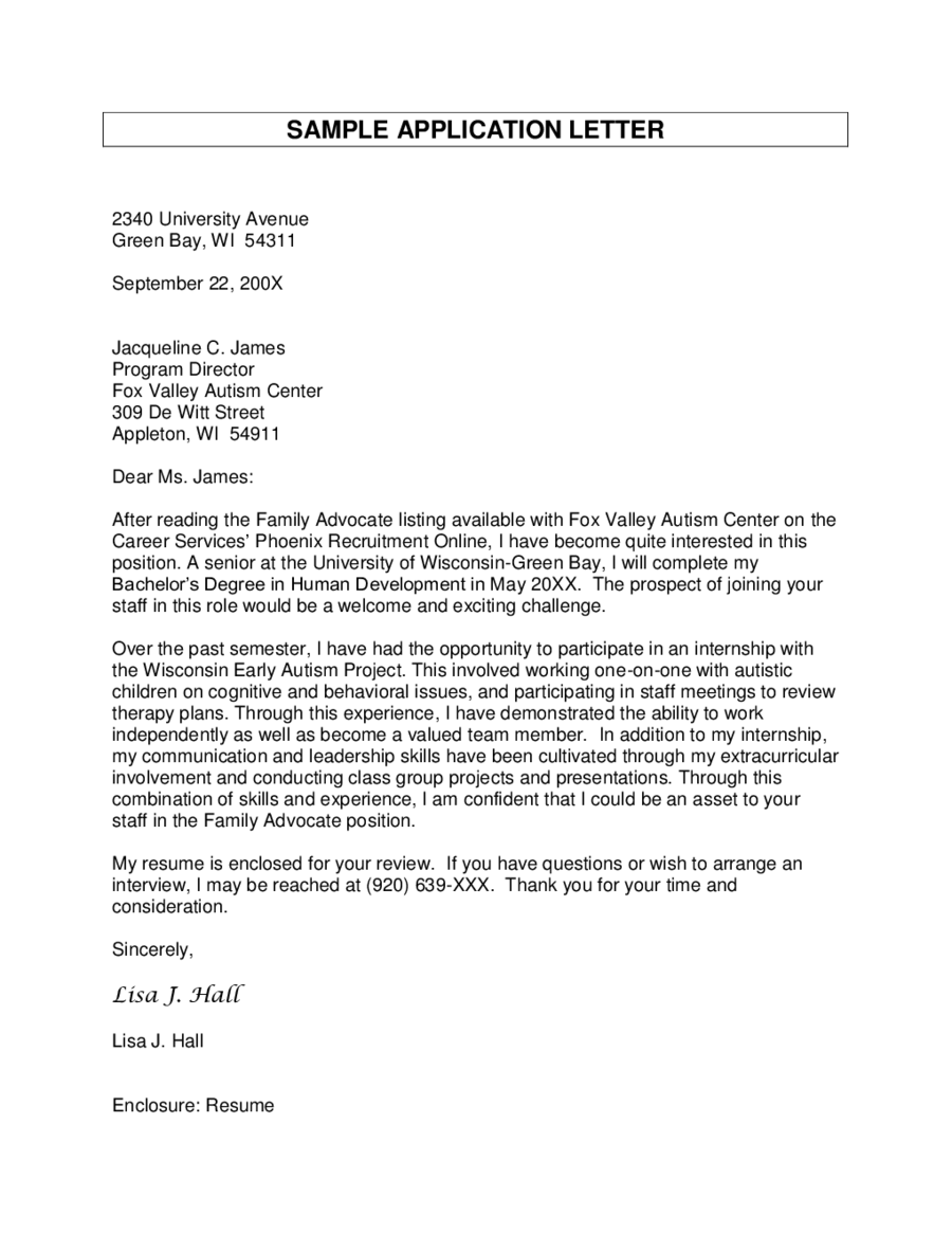 2023 Application Letter Templates Fillable Printable PDF Forms 