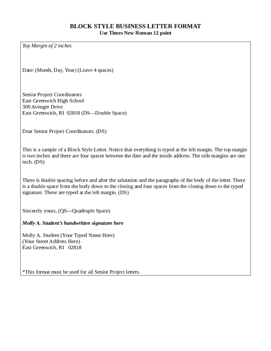 How Do You Format A Business Letter With Two Signatures Images And