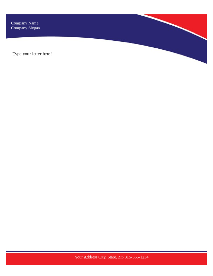 2023 Business Letterhead Templates Fillable Printable PDF Forms 