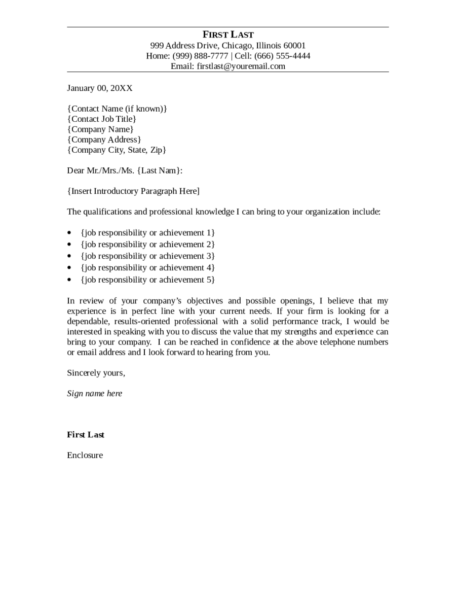 2023 Application Letter Templates Fillable Printable PDF Forms 