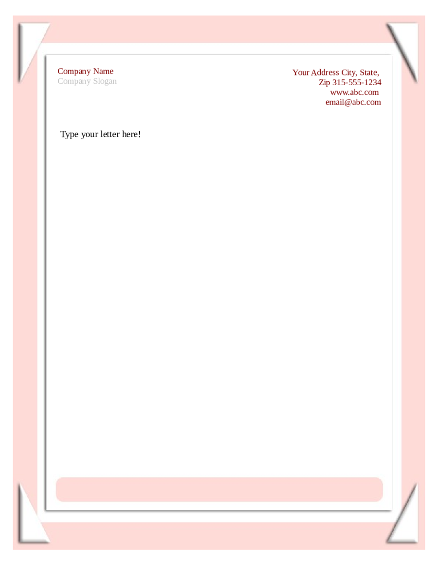 2023 Business Letterhead Templates Fillable Printable PDF Forms 