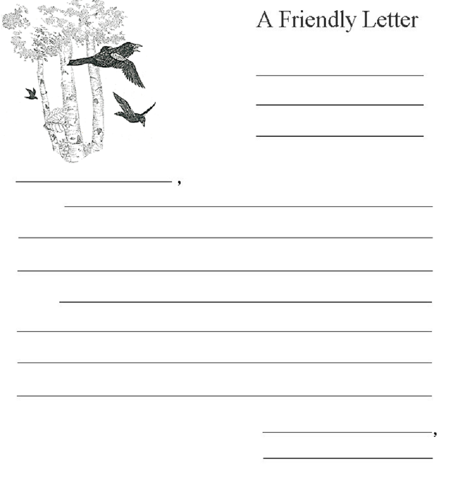 2023 Friendly Letter Format Fillable Printable PDF Forms Handypdf