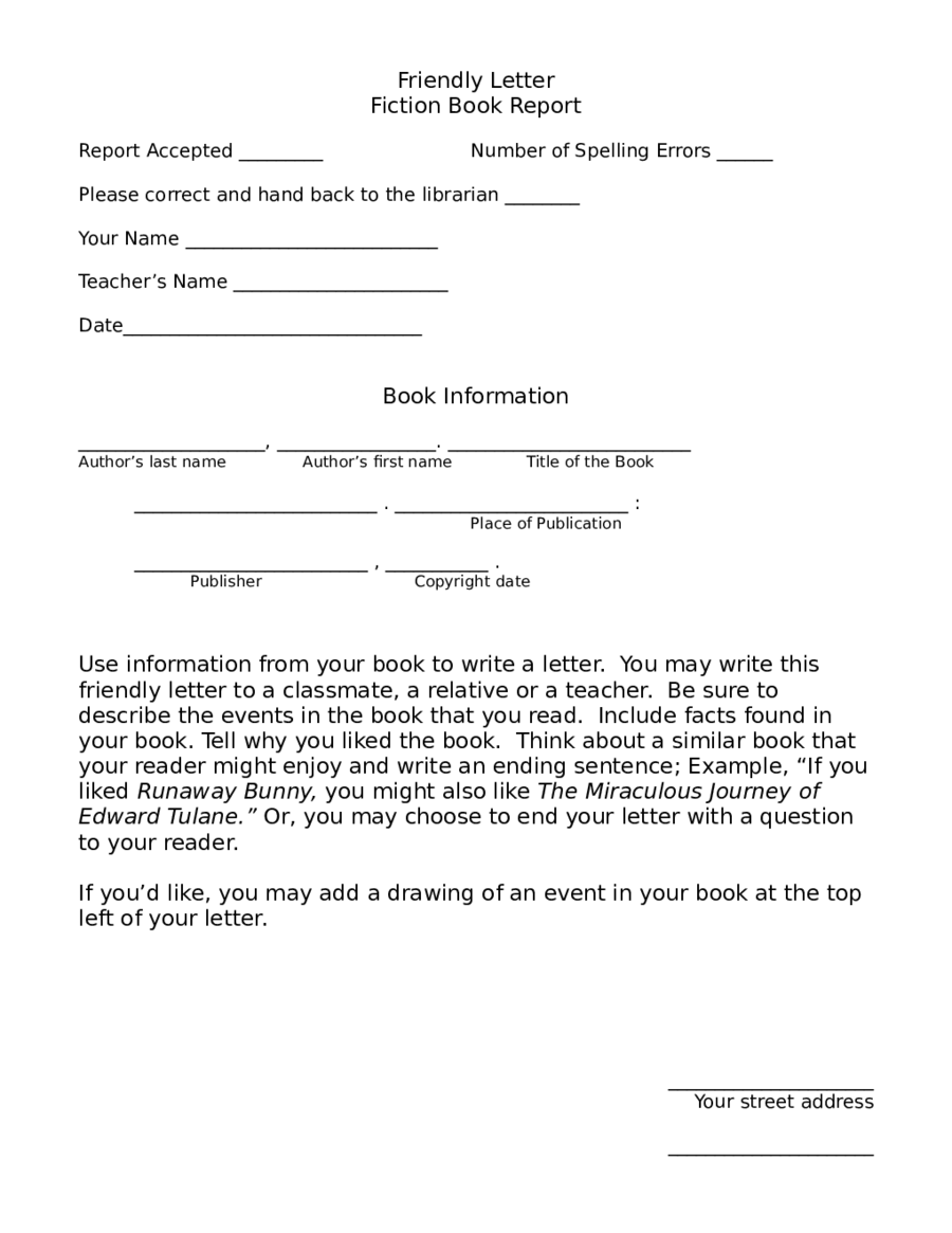 2022 Friendly Letter Format Fillable Printable PDF Forms Handypdf