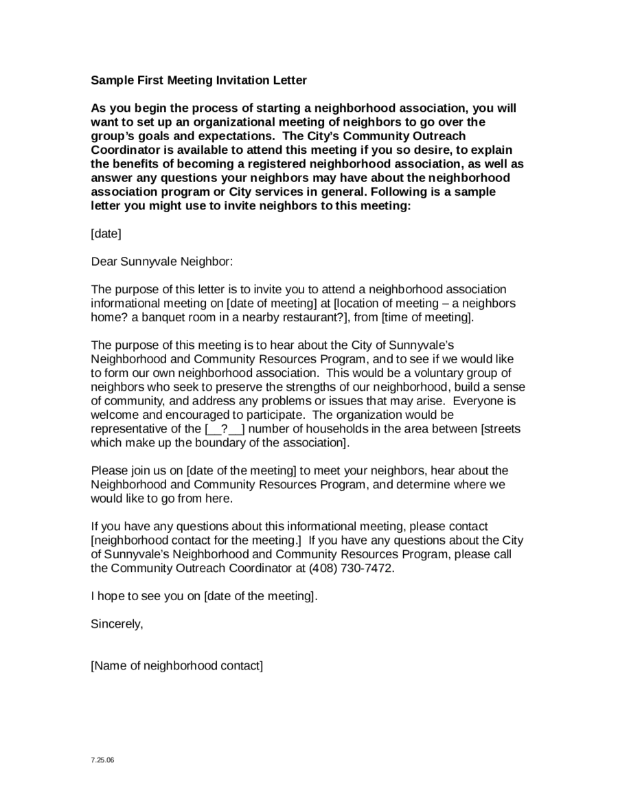 2023 Invitation Letter Sample Fillable Printable PDF Forms Handypdf