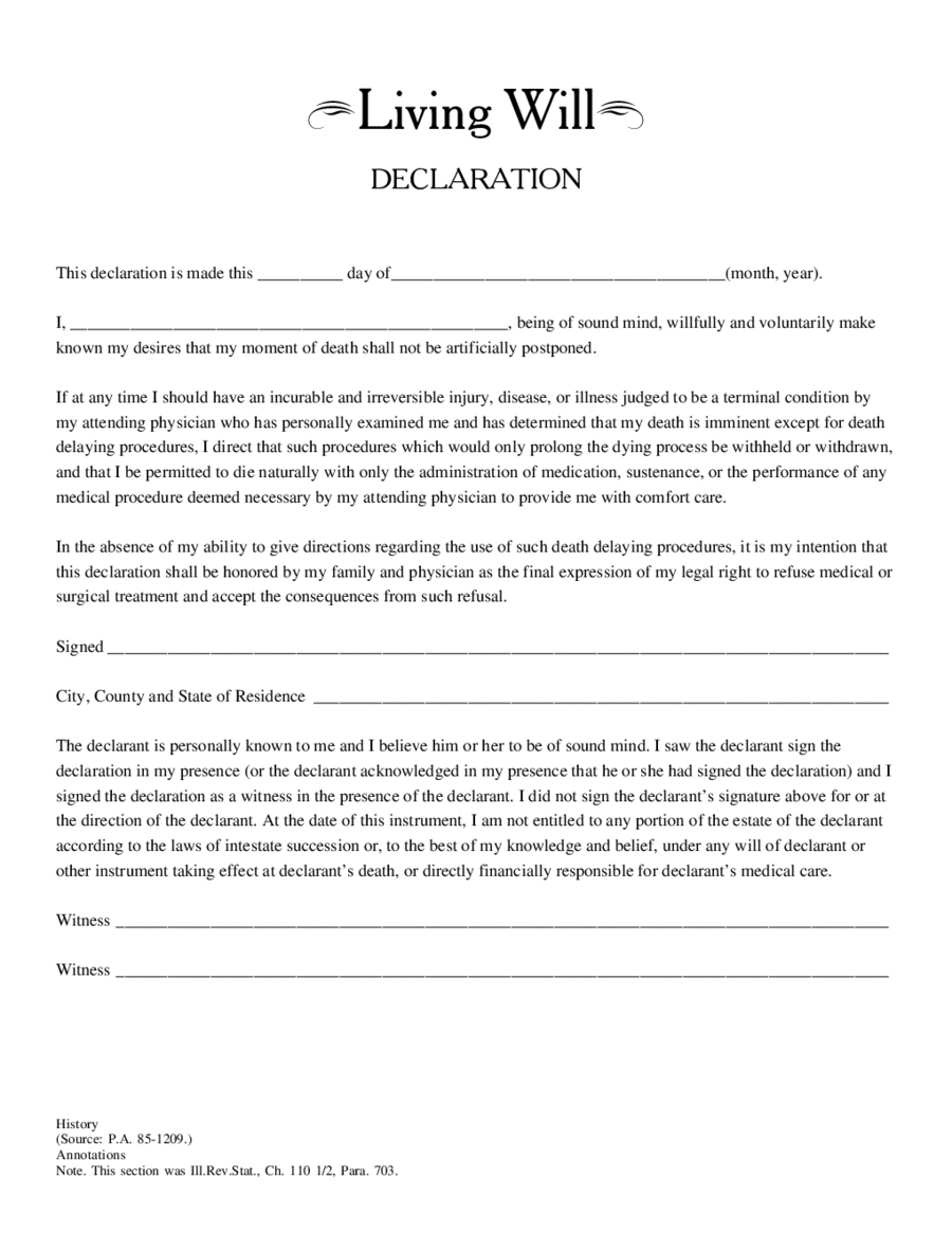 Living Will Template Texas Free PRINTABLE TEMPLATES