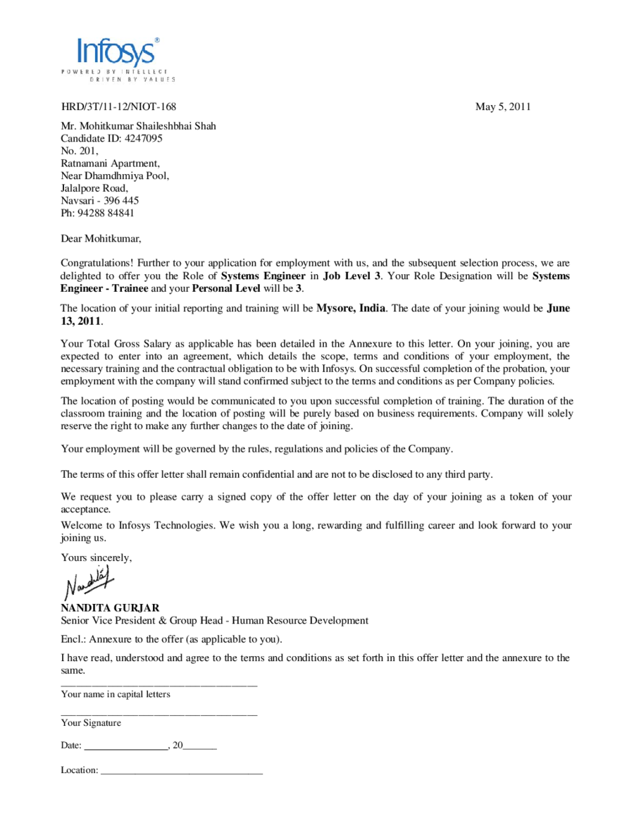 39 Internship Job Offer Letter Job Offer 2021 Find Job For 2021 Here