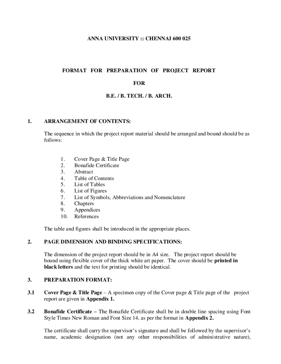 2023 Project Report Sample Fillable Printable PDF Forms Handypdf