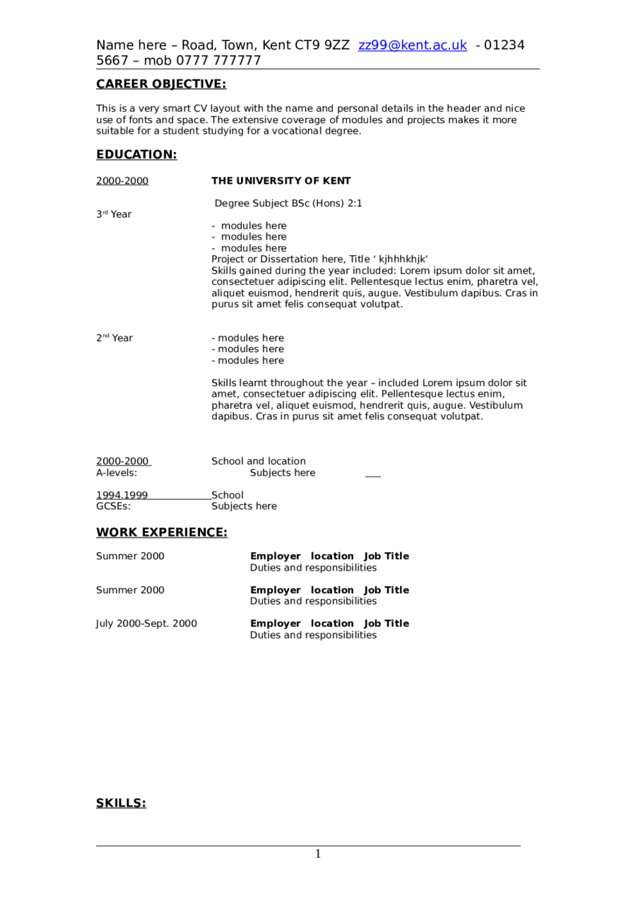 2023 Resume Objective Examples Fillable Printable PDF Forms Handypdf