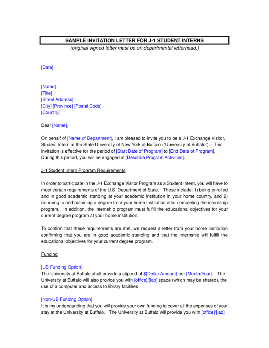 2023 Invitation Letter Sample Fillable Printable PDF Forms Handypdf
