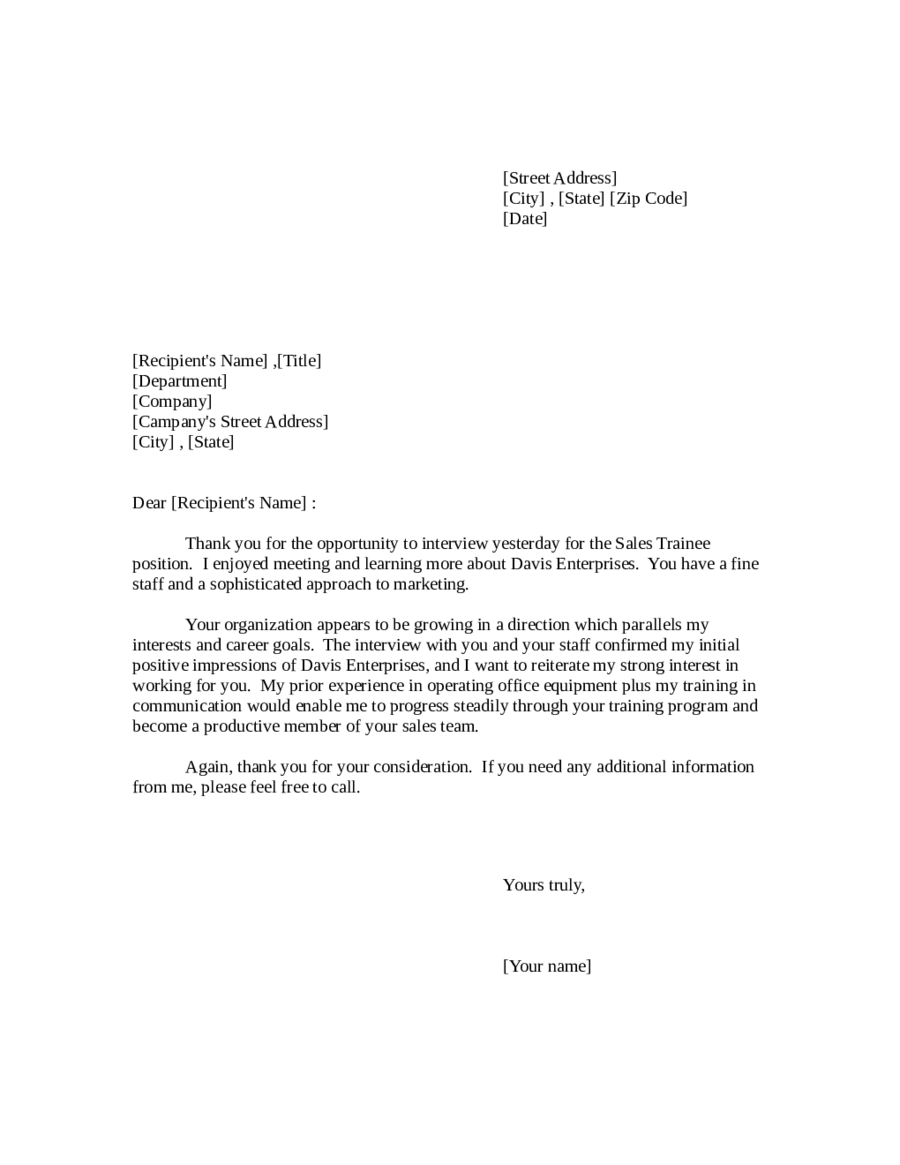2022 Thank You Letter Template Fillable Printable PDF Forms Handypdf
