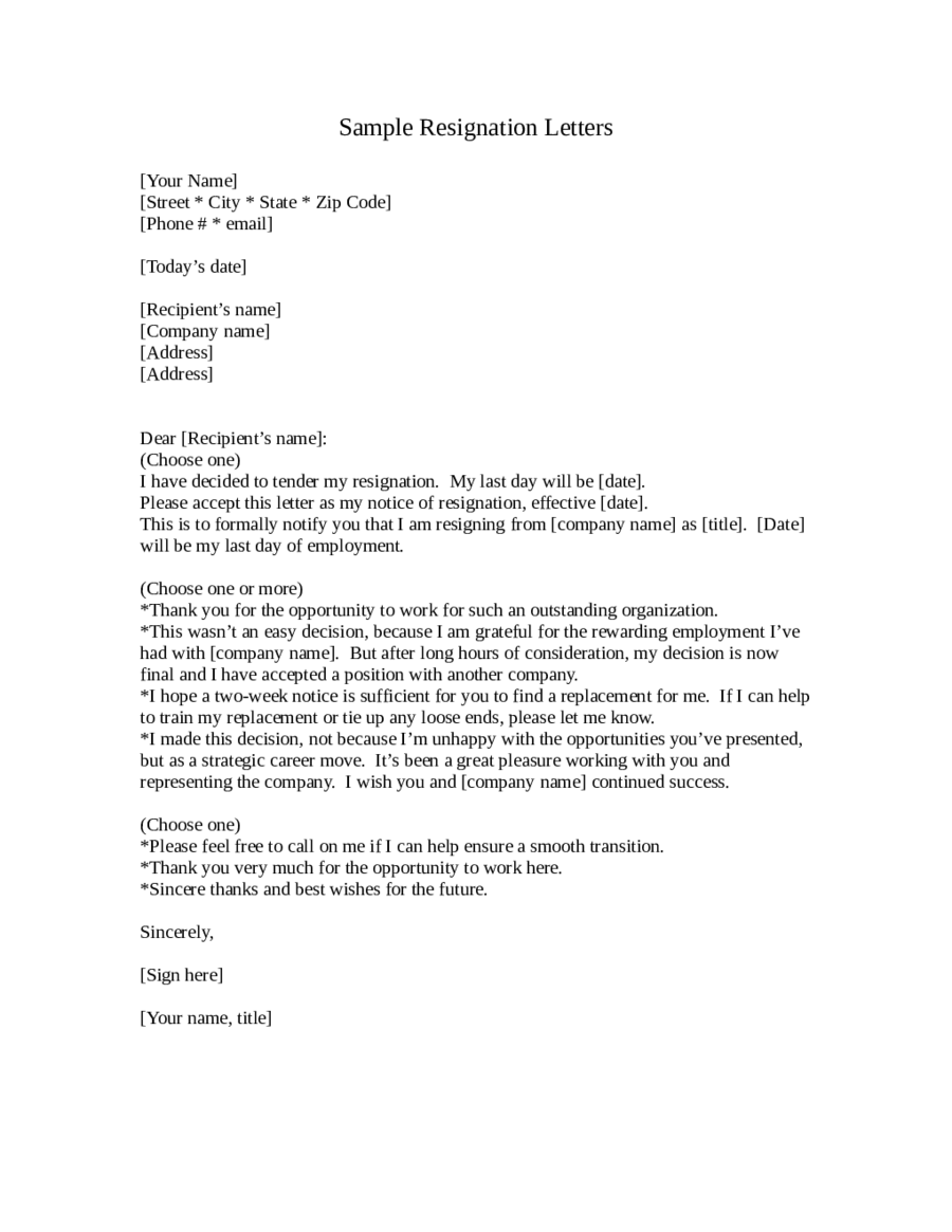 2024 Two Weeks Notice Fillable Printable PDF Forms Handypdf